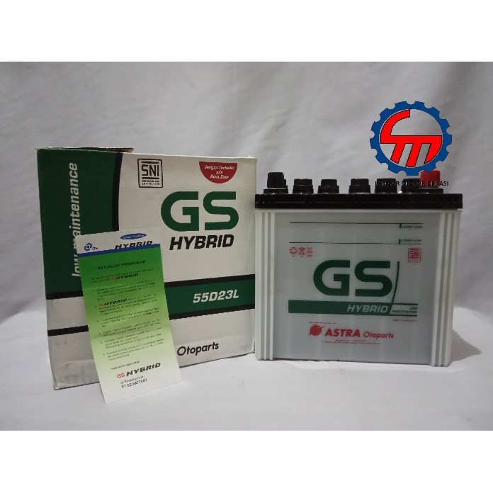 Jual Aki accu Basah Gs Astra Hybrid 55D23L X-Trail Serena Kijang Innova AT Camry Grand Vitara ...
