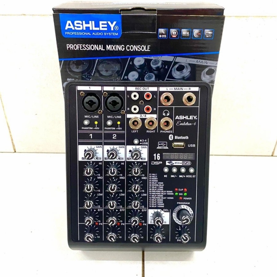 Jual Mixer Ashley 4 Channel Evolution 4 Original | Shopee Indonesia