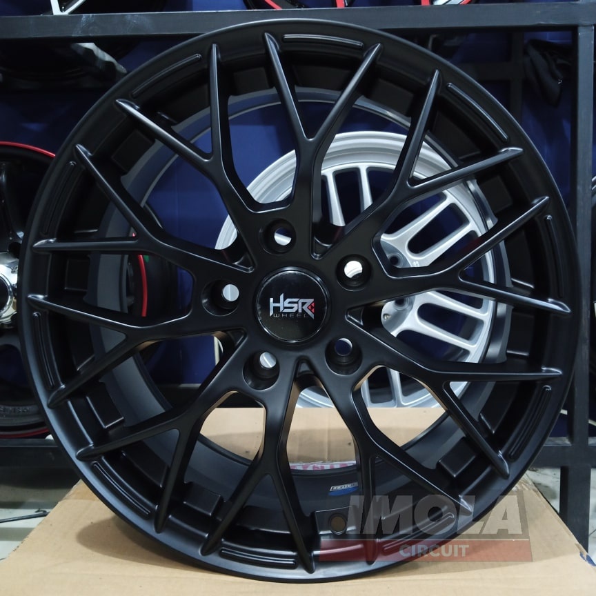 Jual Velg mobil ring 16 cocok untuk ertiga expander ring 16 HSR wheel baut 5x114,3 Black lebar 7 ...