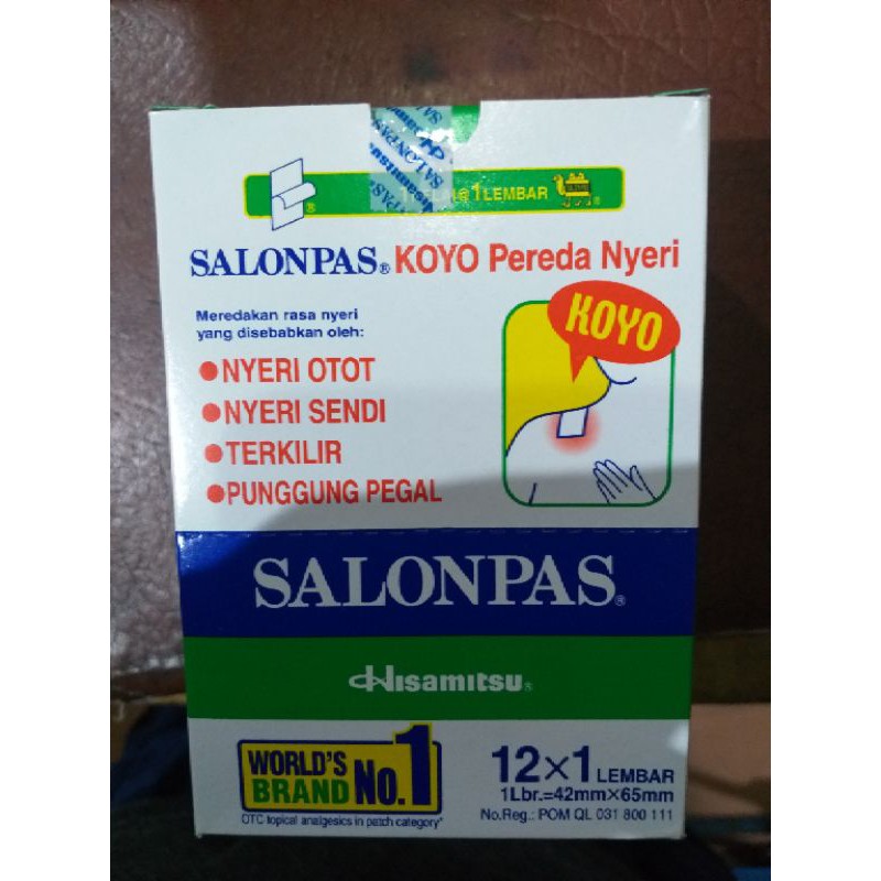 Jual Koyo Salonpas 1 Pak (isi 12 pcs) | Shopee Indonesia