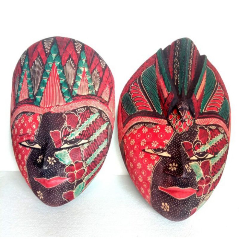 Jual Topeng Kayu Rama Shinta Hiasan Dinding | Shopee Indonesia