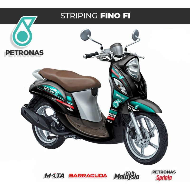 Jual STRIPING STIKER LISSBODY YAMAHA FINO FI / MOTIP PETRONAS / DECAL STRIPING MOTOR FINO FI ...