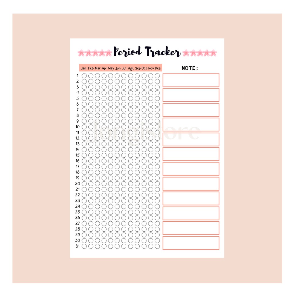 Jual Period tracker (kalender menstruasi) | Shopee Indonesia