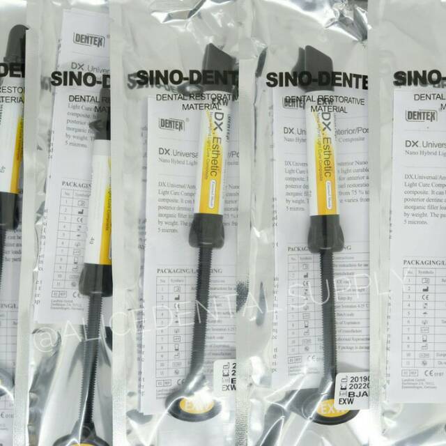 Jual Alice dental DENTEX anterior XW komposit veneer gigi xtra extra white bahan tambal putih ...
