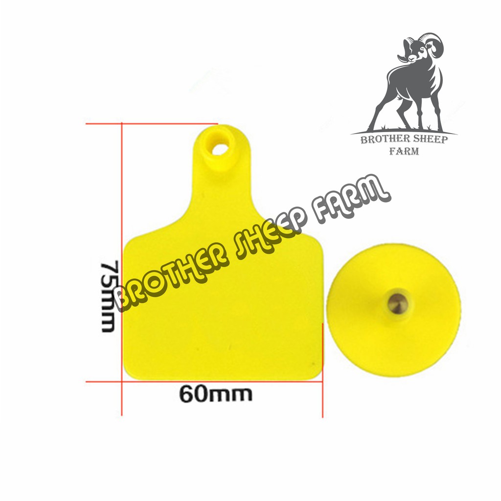 Jual Ear Tag Tanda Telinga Sapi Polos 100 Pcs | Shopee Indonesia
