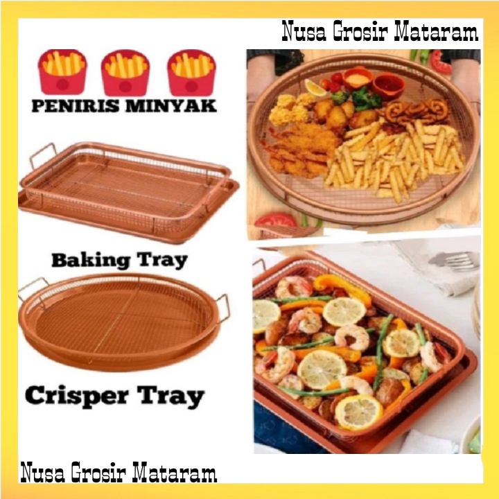 Jual Cooper Crisper Tray / Baking Tray / Oven Tray / Peniris MInyak ...