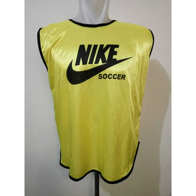 Jual Rompi Latihan / Rompi Training Bola / Futsal Nike Kuning Lis Hitam ...