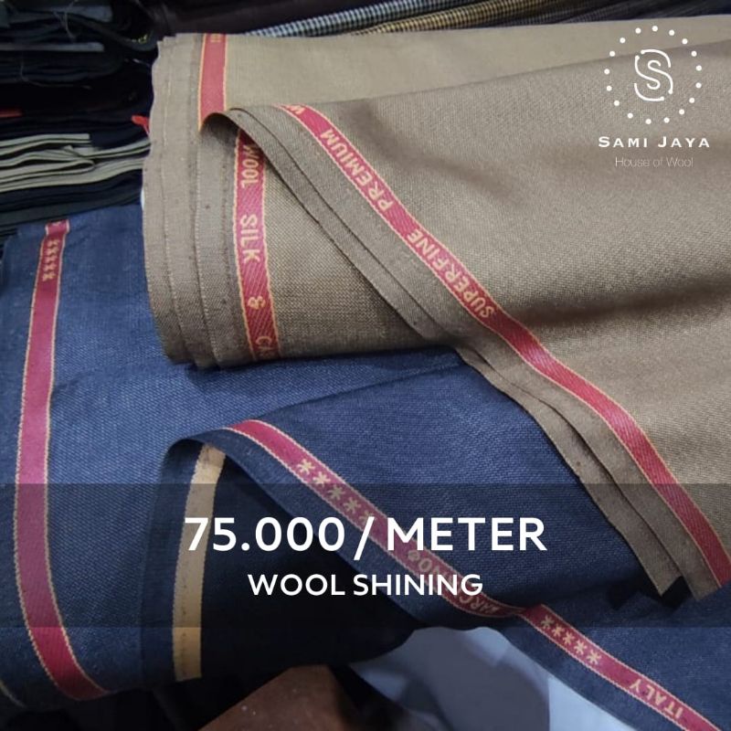 Jual Kain Bahan Jas & Celana MARCIANO Shining Wool | Shopee Indonesia