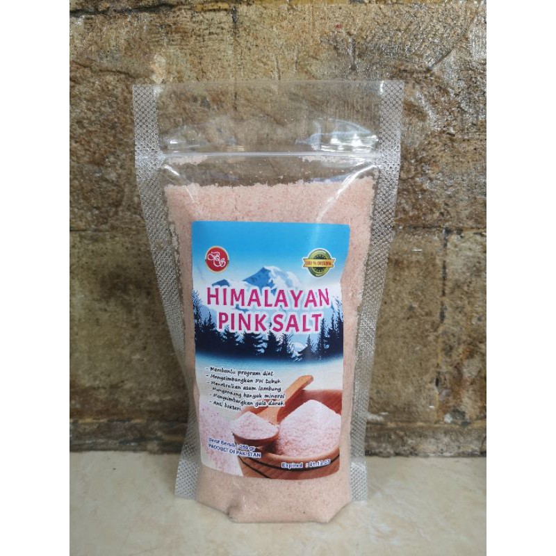 Jual Himalayan salt fine 250gr garam himalaya | Shopee Indonesia