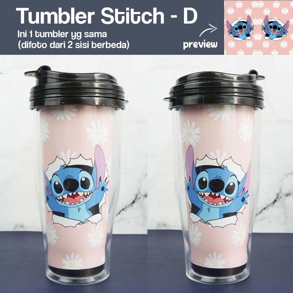 Jual Tumbler STITCH - Botol Minum Kartun Anak Teman Lilo Souvenir ...