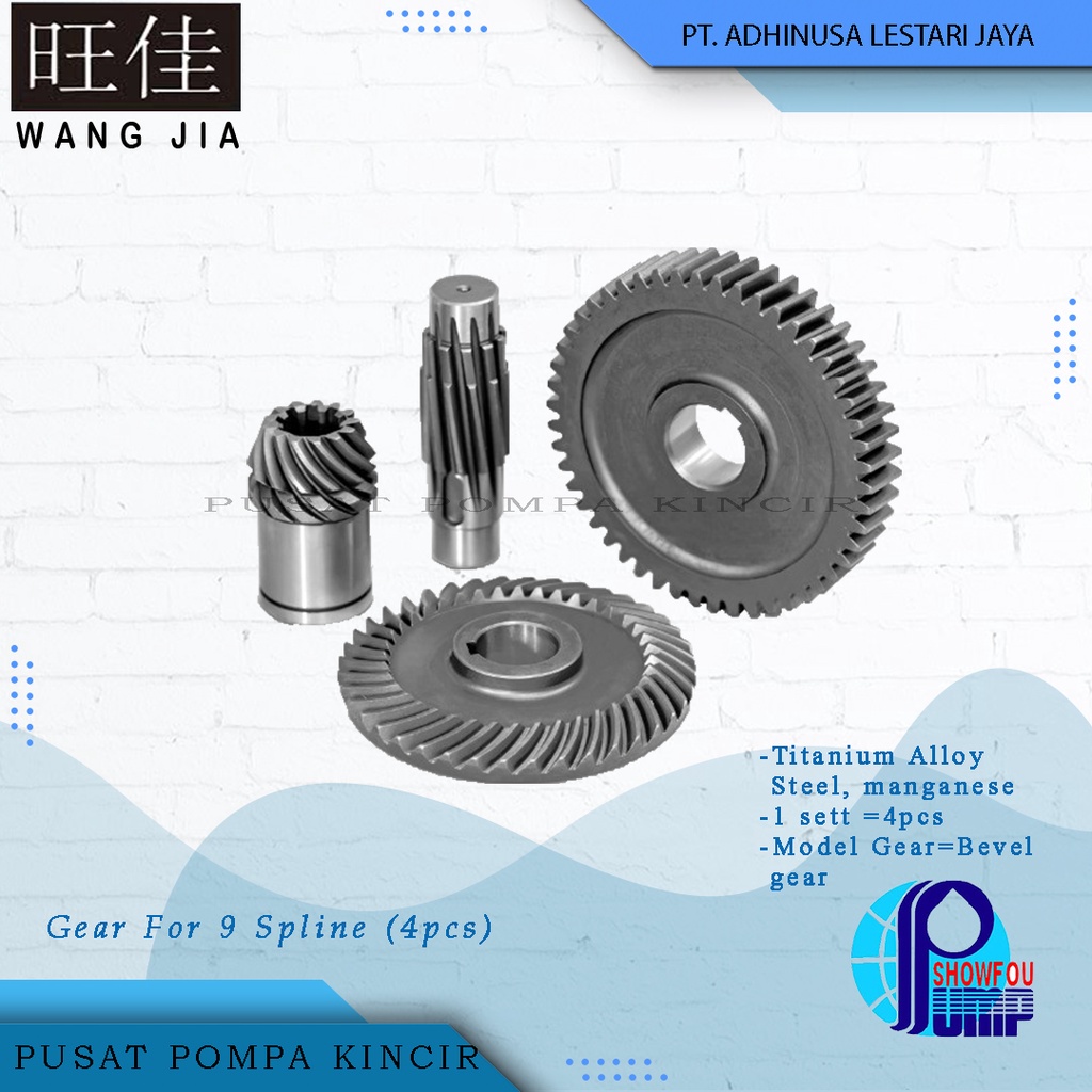 Jual Gear For 9 Spline Kincir Air Tambak Nylon Seal | Shopee Indonesia