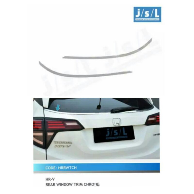 Jual List kaca belakang HRV Trim Chrome JSL | Shopee Indonesia