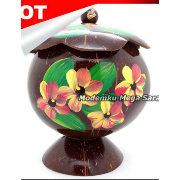 Jual tempat permen / cemilan dari tempurung kelapa | Shopee Indonesia