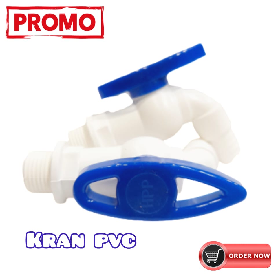 Jual Kran Keran Taman Kamar Mandi PVC Plastik 1/2 Inch Setengah Inch ...