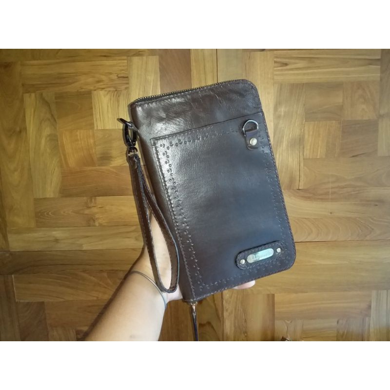 Jual Handbag Full Size Kulit Asli. FREE Pakai Nama. Garansi | Shopee ...