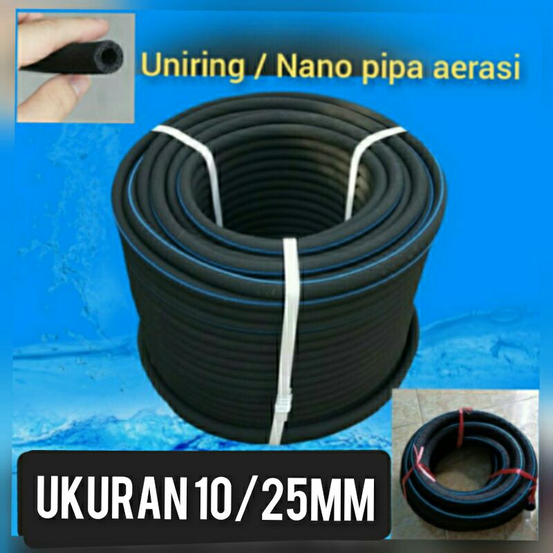 Jual uniring 10/25mm selang aerasi pipa nano aeratortube | Shopee Indonesia