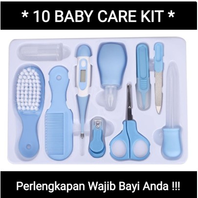 Jual Perlengkapan Bayi Set Newborn isi 10/6 (Termometer. Gunting Kuku ...