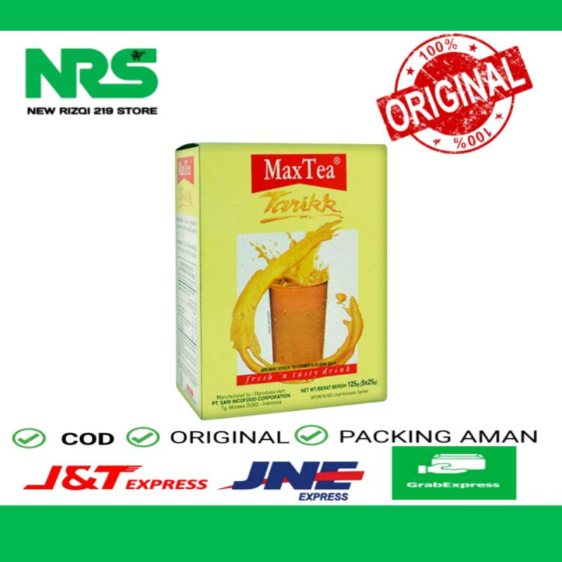 Jual Max Tea Teh Tarik 5 sachet x 25gr | Shopee Indonesia