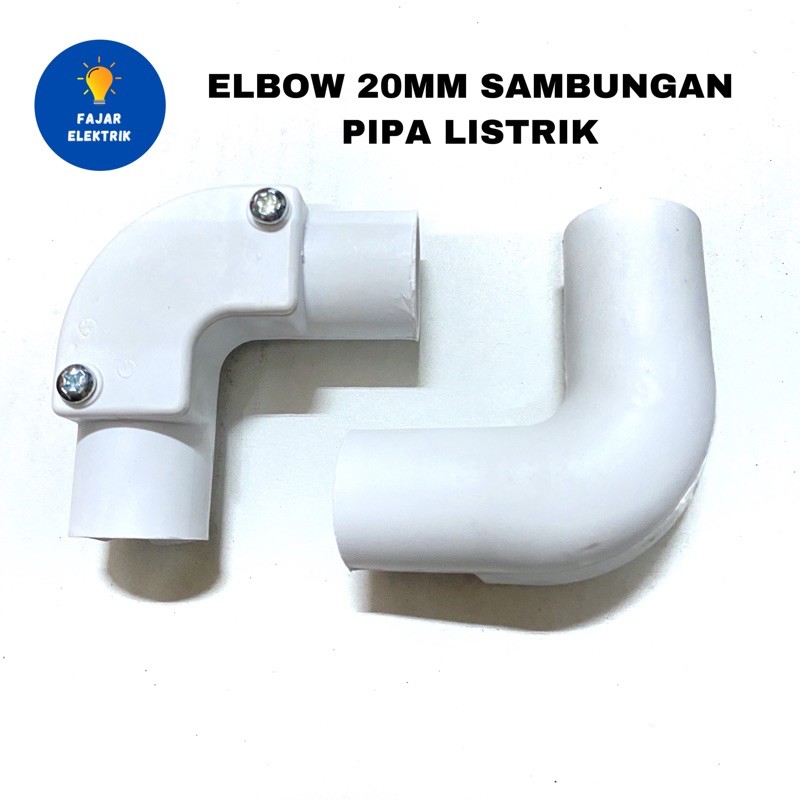 Jual ELBOW 20MM SAMBUNGAN PIPA LISTRIK | Shopee Indonesia