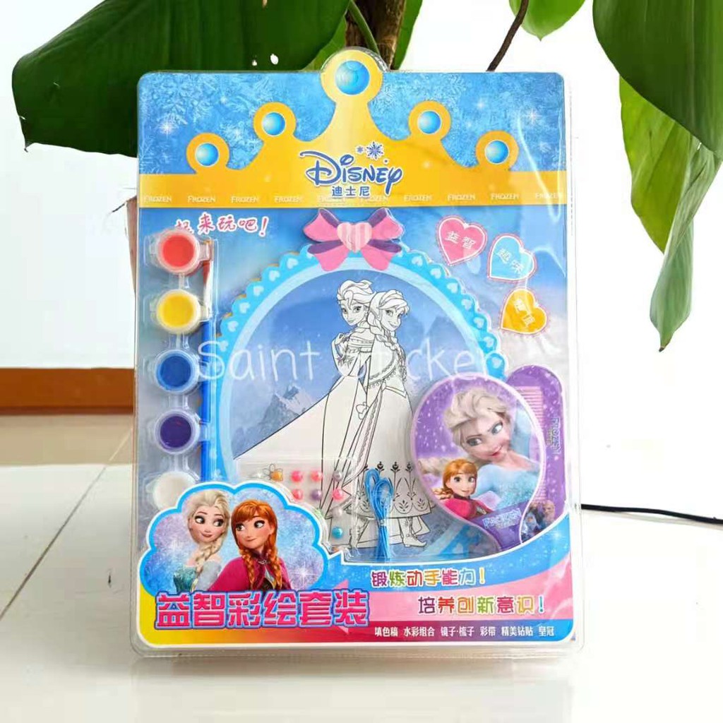 Jual Kanvas Lukis Drawing Canvas Cat Air Sisir Cermin Anak Karakter ...