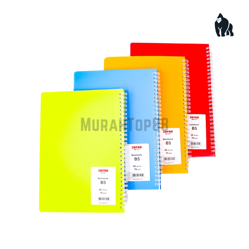 Jual Notebook B5 Joyko NB-664 Besar / Buku Tulis Catatan Spiral Ring ...