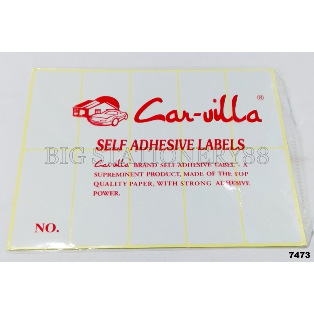 Jual 175 LBR - KERTAS LABEL / STIKER LABEL HARGA / STIKER UNDANGAN CARVILLA POLOS | Shopee Indonesia