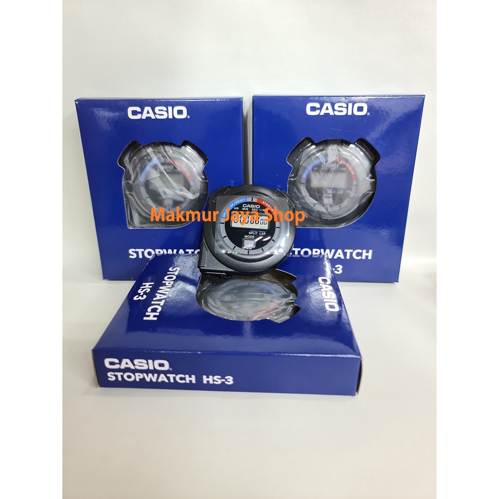 Jual Stopwatch Casio HS 3 - Alat Pengukur Waktu Casio HS-3 | Shopee ...