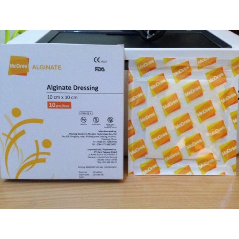 Jual Kasa penyerapz Eksudat |Modres Alginate 10cmx10cm | Shopee Indonesia