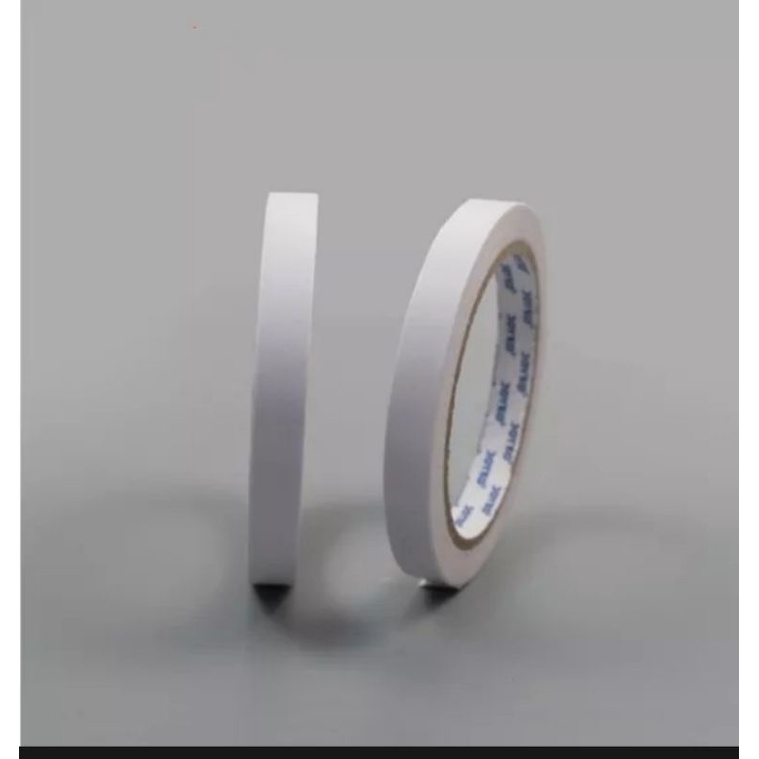 Jual Double Tape 12 mm x 10 Yard / Isolasi Bolak- Balik 1/2 inch ...