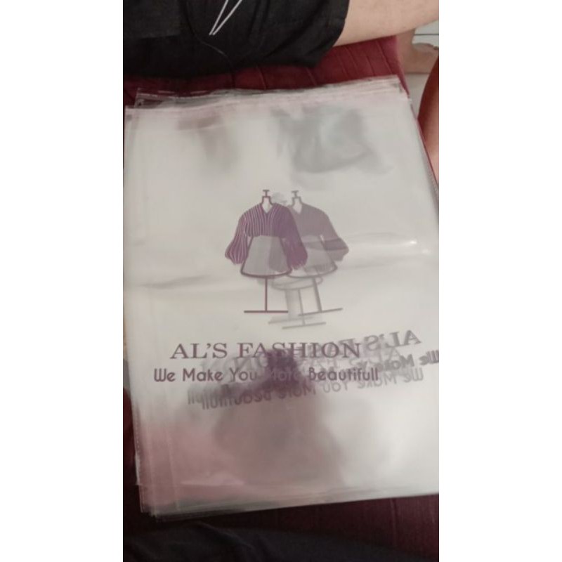 Jual plastik opp sablon custom desain ukuran 30x40 | Shopee Indonesia