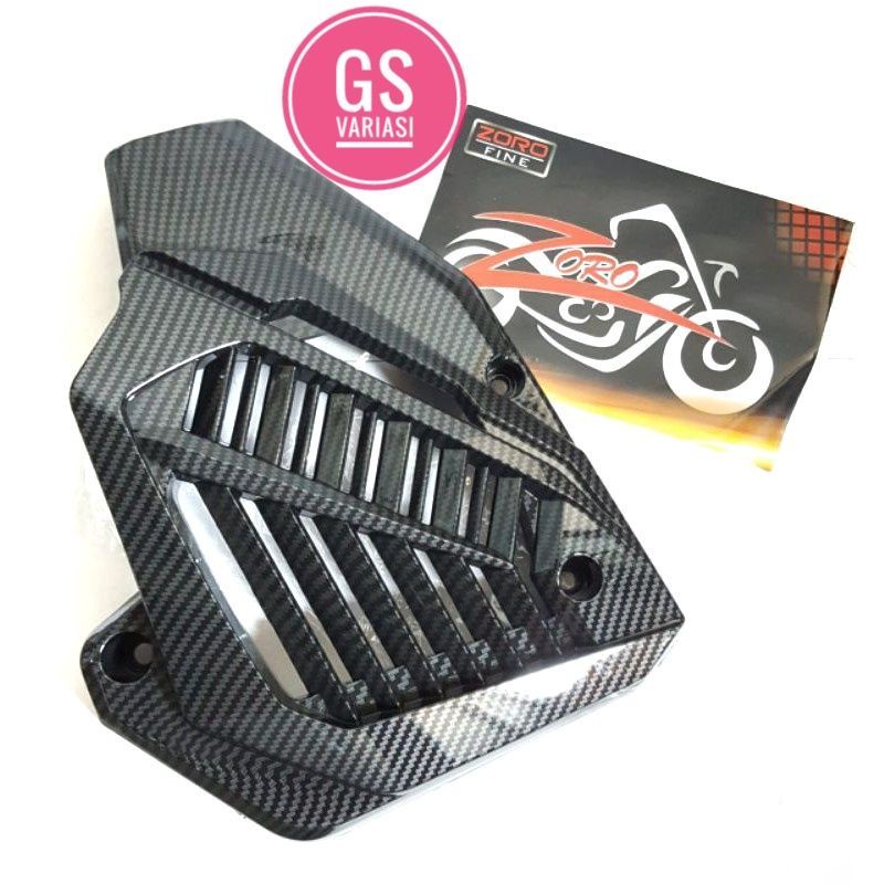 Jual COVER TUTUP PELINDUNG RADIATOR VARIO 125 VARIO 150 CARBON HITAM ...