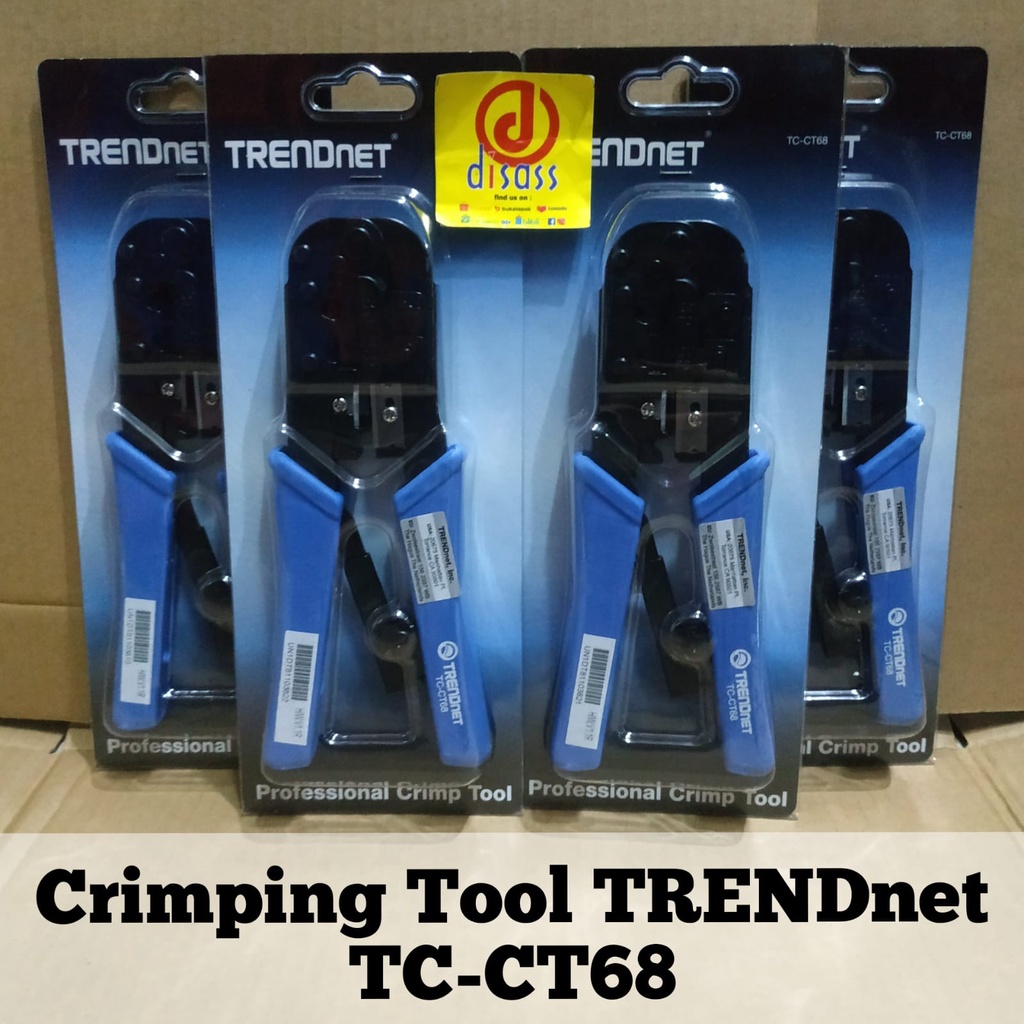 Jual CRIMPING TOOL TRENDNET HIGH QUALITY TC-CT68 - DISASS JOGJA ...