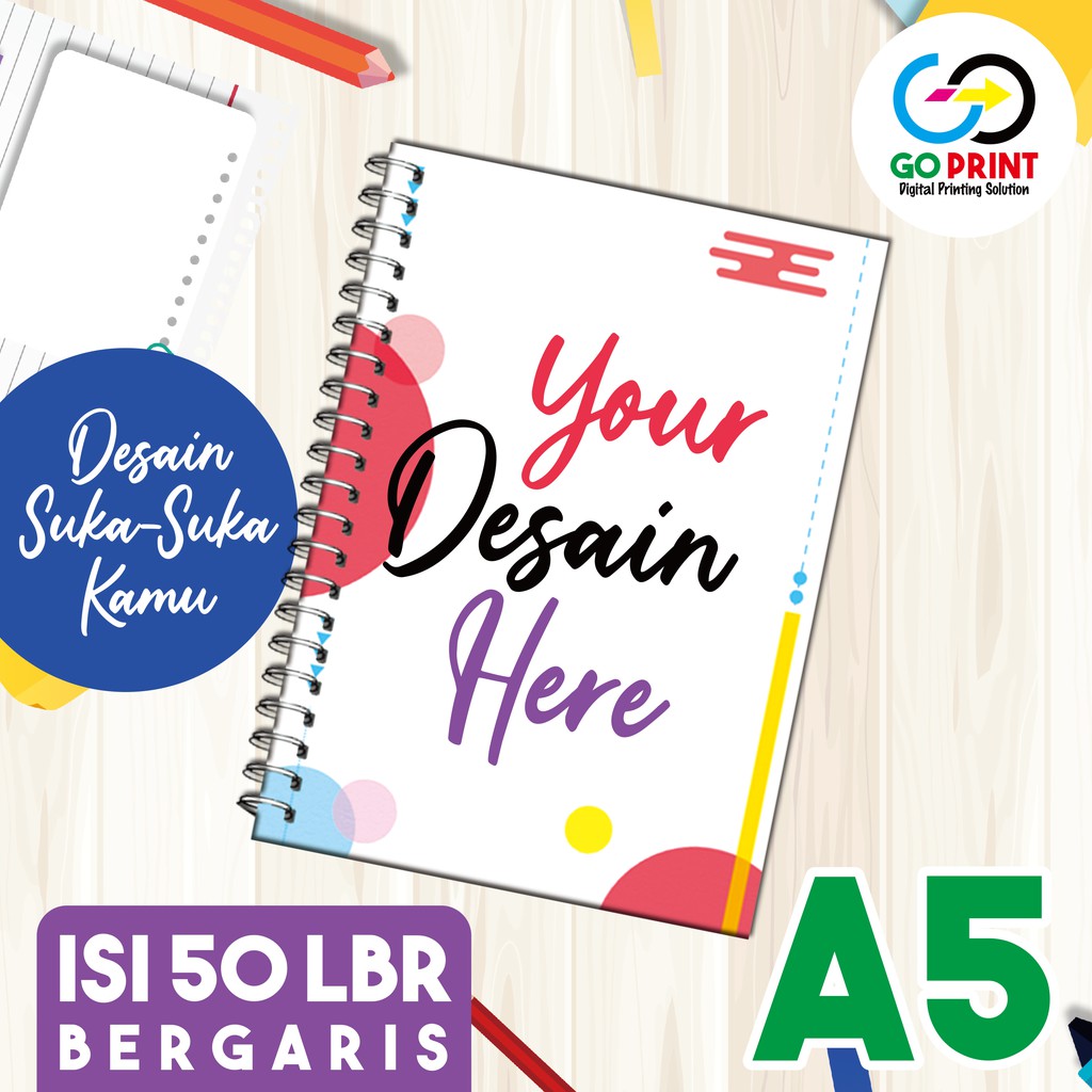 Jual Notebook Custom A5 Spiral / Block Note Custom / Souvenir - Isi HVS ... Jual Notebook Custom A5 Spiral / Block Note Custom / Souvenir - Isi HVS ...