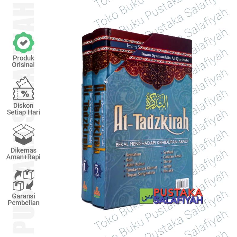 Jual Buku At-Tadzkirah Bekal Menghadapi Kehidupan Abadi (set 2 jilid) - Pustaka Al-Kautsar ...