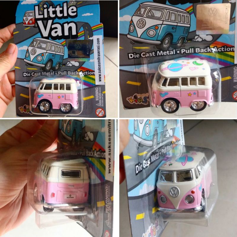 Jual KINSFUN LITTLE VAN VW VOLKSWAGEN LITTLE BEETLE BY KINSMART CUTE ...