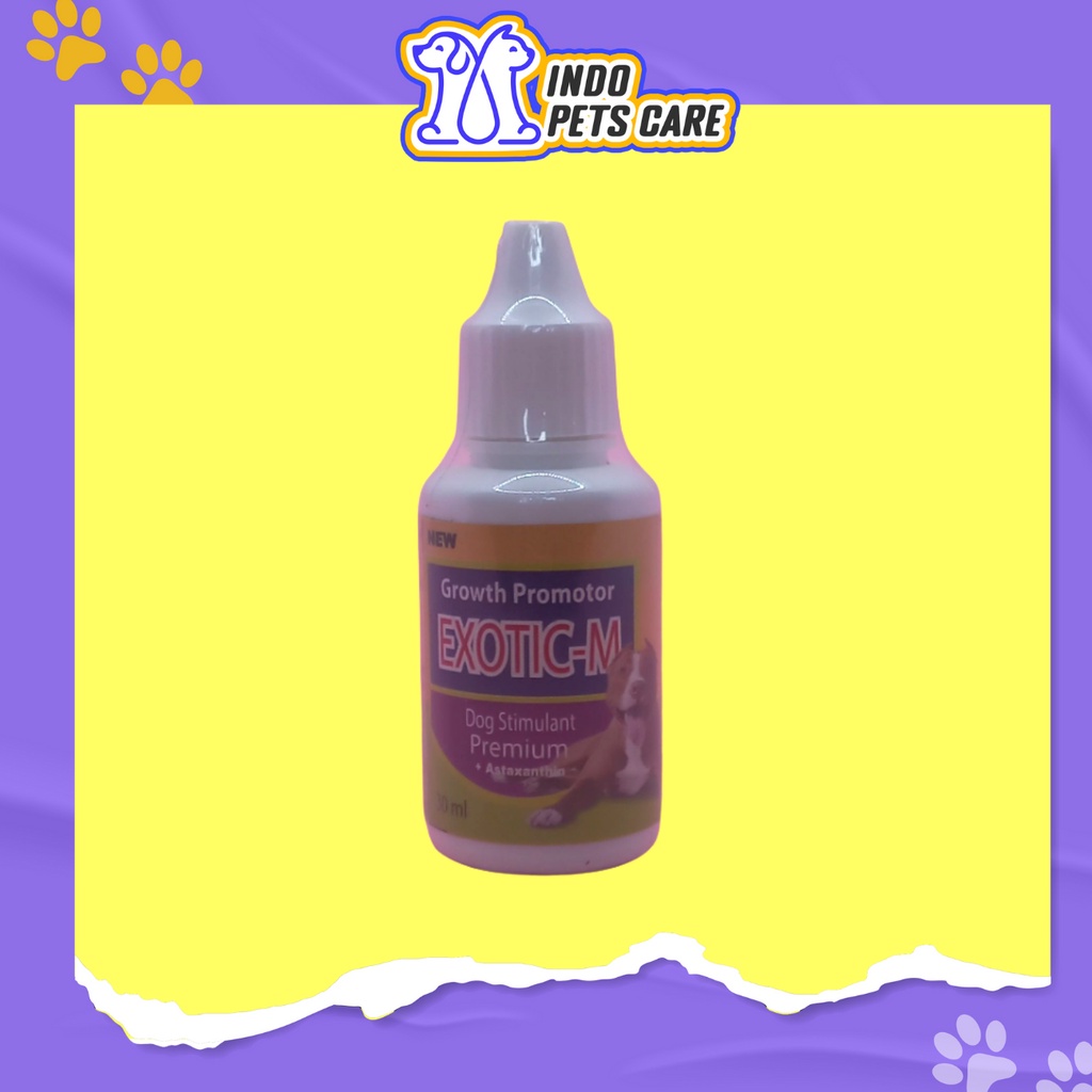 Jual VITAMIN ANJING - EXOTIC M DROP 30ML ORIGINAL - MULTIVITAMIN TETES ...