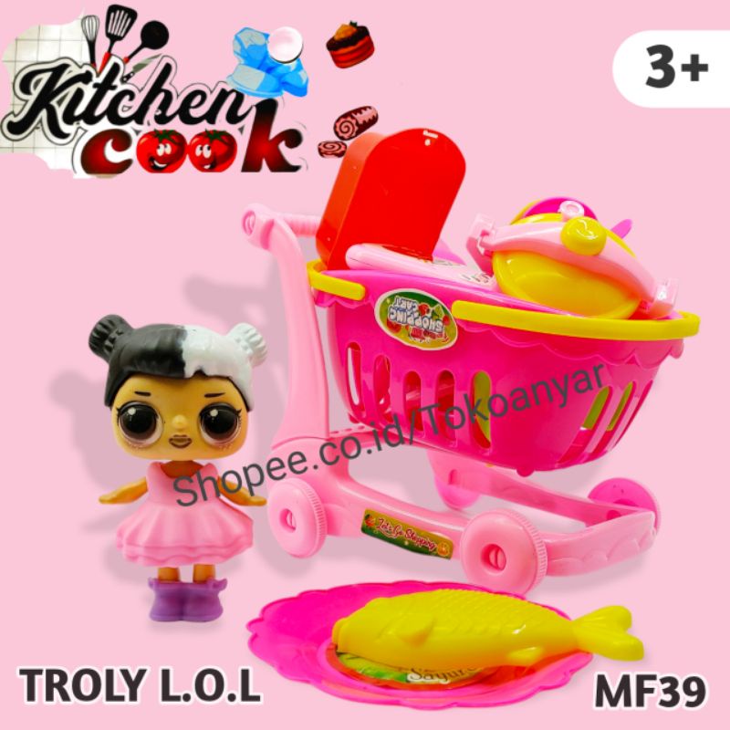 Jual MAINAN MF39 Troly Belanja ,New Troly Kitchen MF39 | Shopee Indonesia