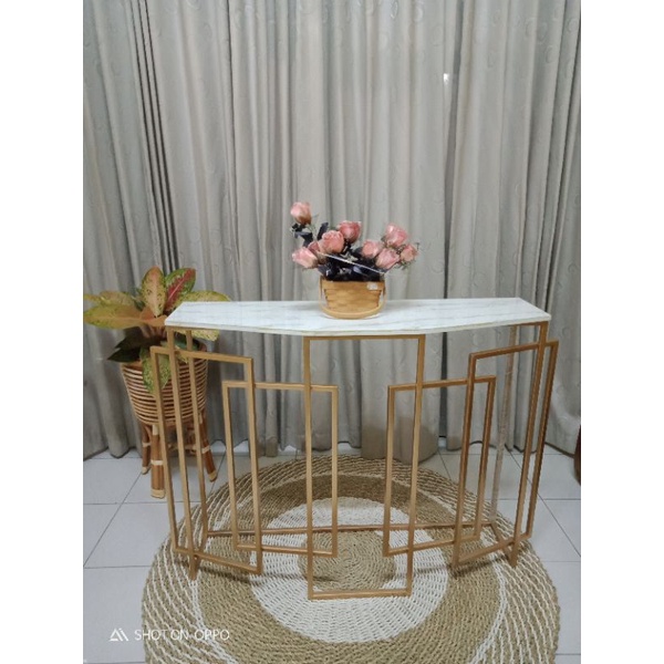 Jual Meja konsol (console table)/meja foyer/meja rias/meja marbel.murah ...
