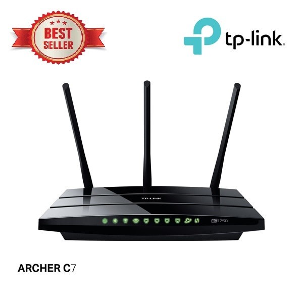 Jual TP-Link Archer C7 TPLink AC1750 WiFi Wireless Dual Band Gigabit ...