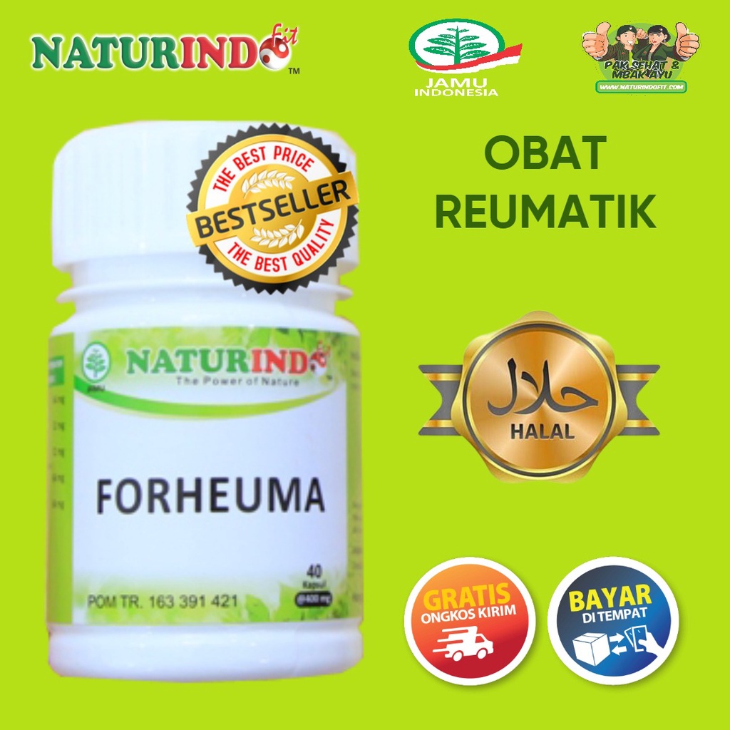 Jual Obat Reumatik rematik Obat Nyeri Sendi Herbal Forheuma Naturindo ...