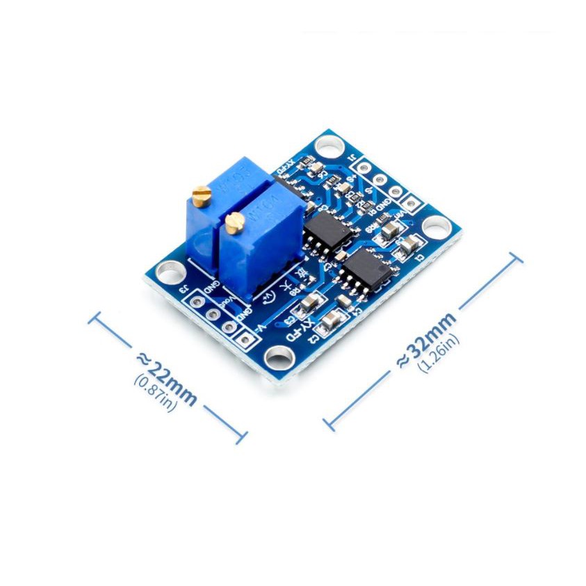 Jual AD620 uV mV Mili Micro Volt Signal Amplifier Instrumentation 7660 ...