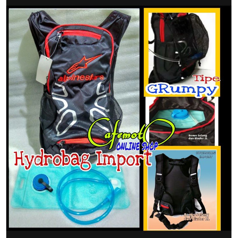 Jual Tas Biker Hydrobag Hexa Turing Trail Cross Sepeda downhill bladder 2L Ktm Monster Alpine ...