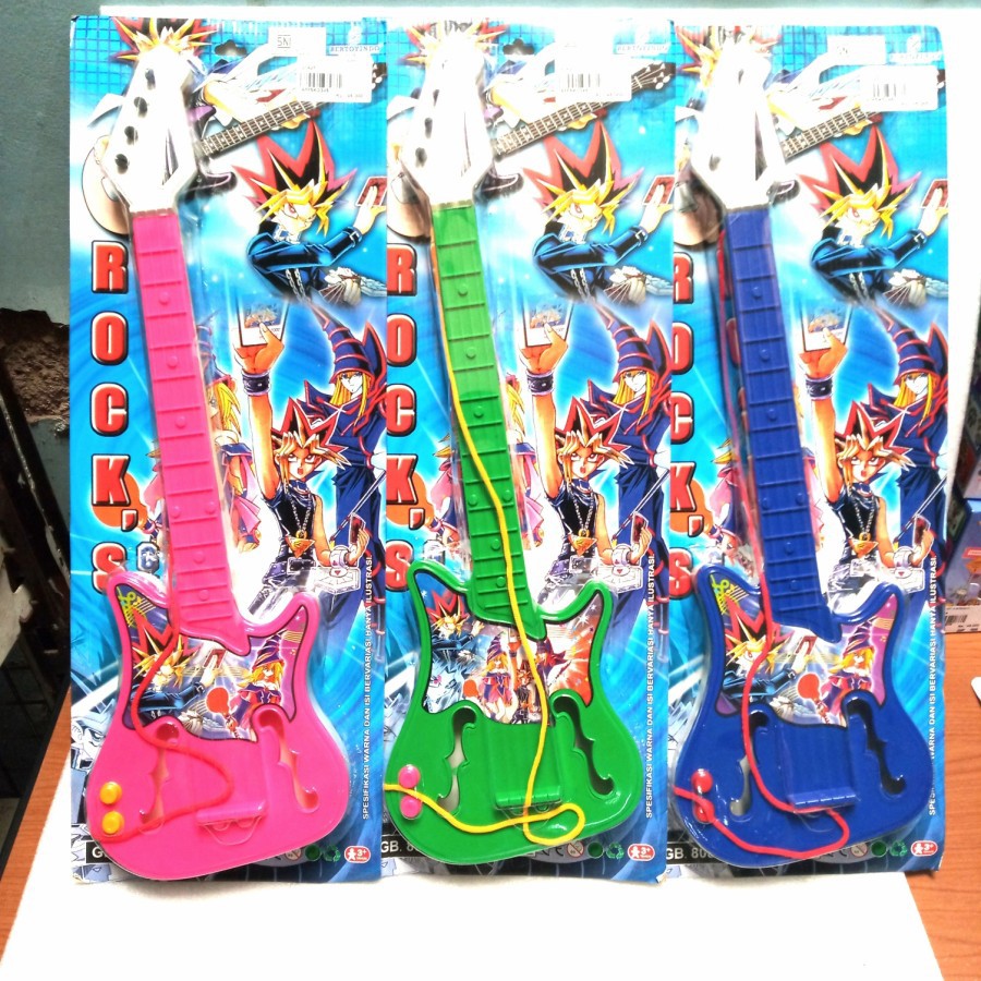 Jual Mainan Gitar Anak-Gitar Plastik-gitar 908 TS | Shopee Indonesia