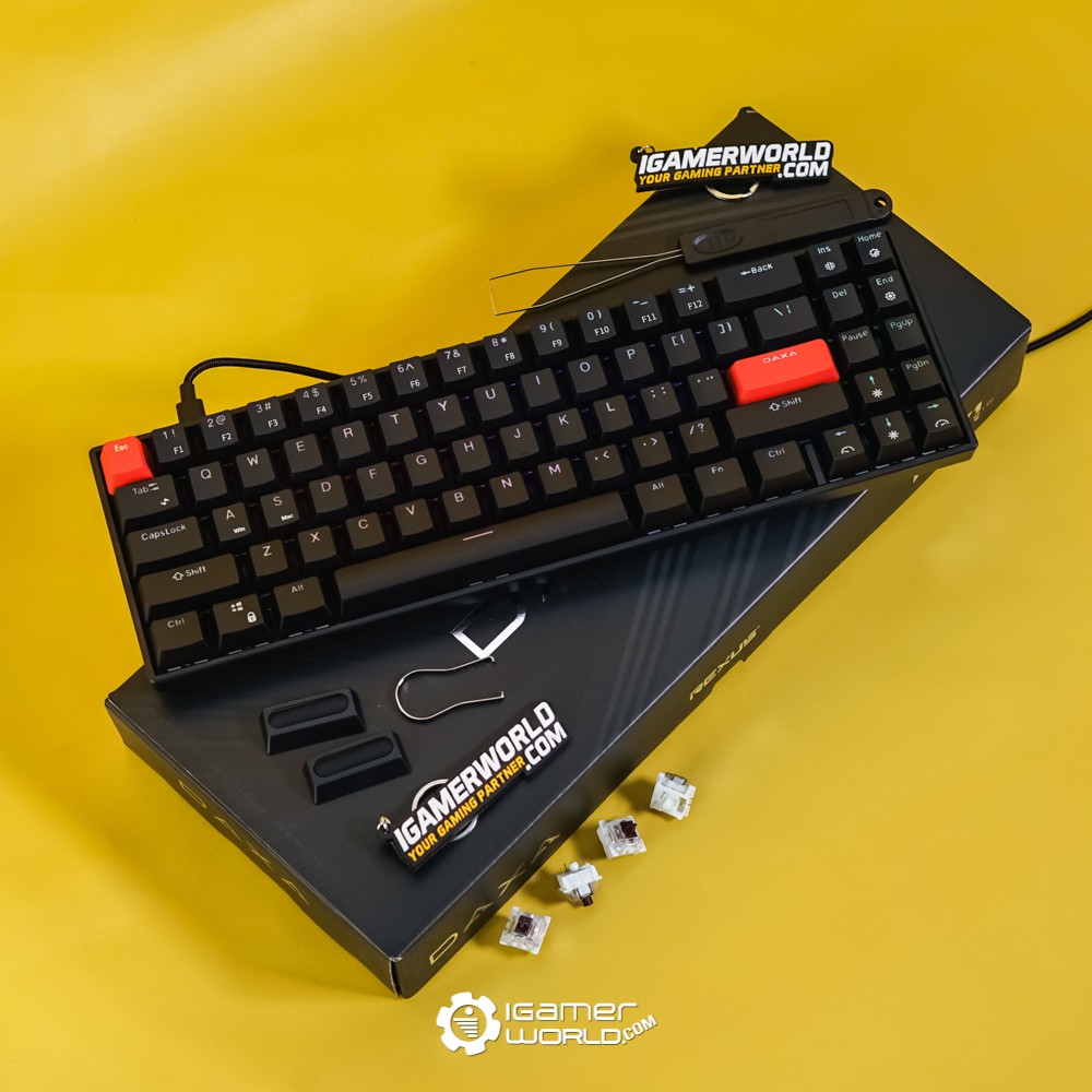 Jual Rexus Daxa M71 Classic Black Mechanical Gaming Keyboard | Shopee ...