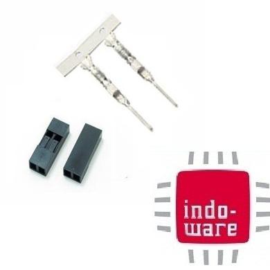 Jual 1Set 2P 2P Dupont Jumper Wire Male Housing Pin Connector Pitch 2.54Mm Inwer820 Berkualitas ...