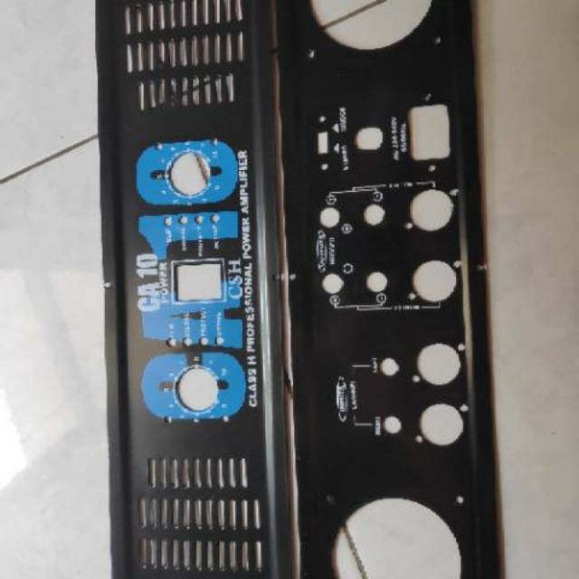 Jual Panel Box Power CA10 ukuran 48 x 11 cm Hitam Plat Tebal | Shopee ...