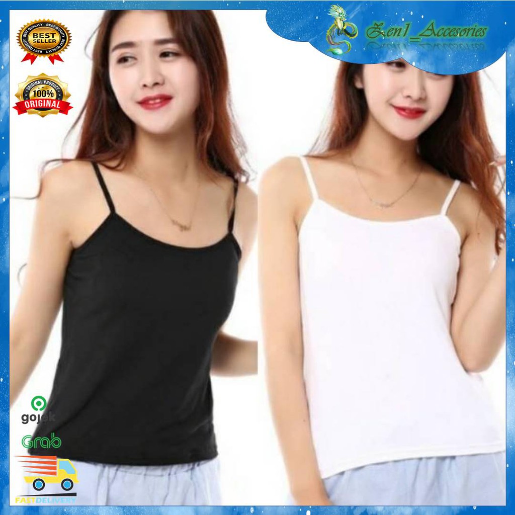 Jual {ZEN1} TANKTOP IMPORT / TANK TOP POLOS KOREA / TANK TOP TALI KECIL ...