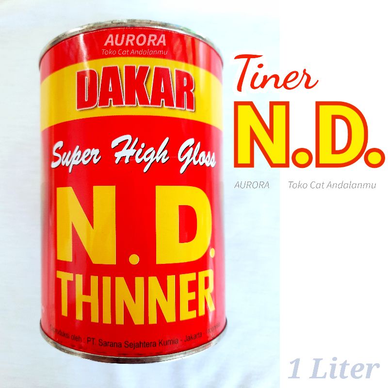 Jual Tiner ND Dakar Bisa Untuk Menghapus Cat Pada Bodi Plastik Atau ...