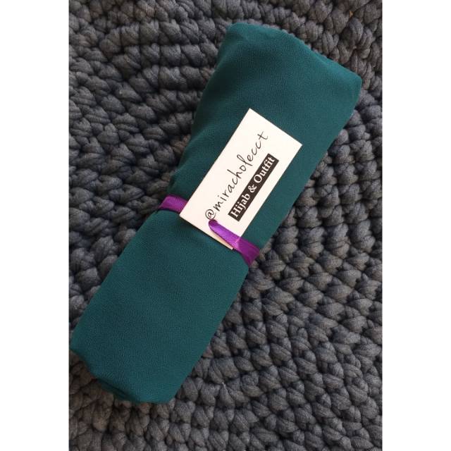 Jual MIRACHOLECCT ZARA BASIC SHAWL - DEEP TOSCA | Shopee Indonesia