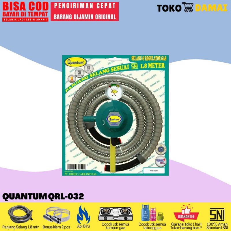 Jual Regulator Quantum Paket Selang QRL-032 / QRL-042Plus / QRL-142 ...